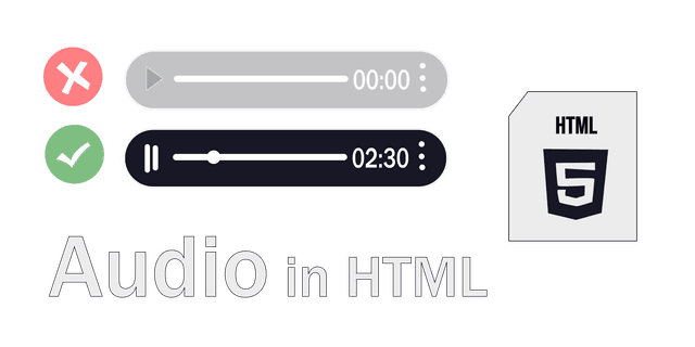How to Insert Audio in HTML using Notepad | Notepad++